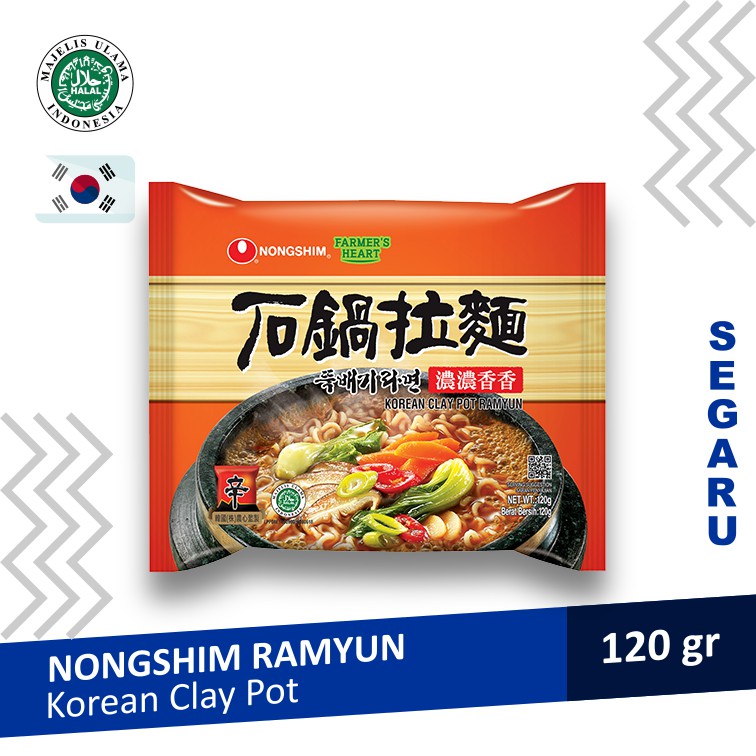 Jual Nongshim Ramyun Korean Clay Pot Mie Instant Korea Halal MUI ...