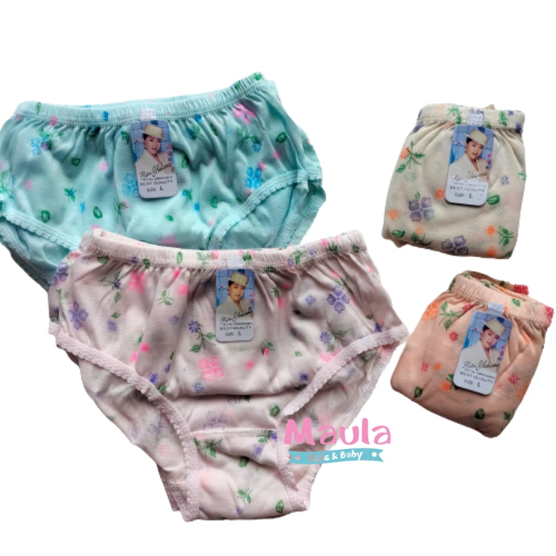 Jual 12 Pcs CD Putri Yuliana Celana Dalam Wanita Dewasa Motif Bunga | Shopee Indonesia