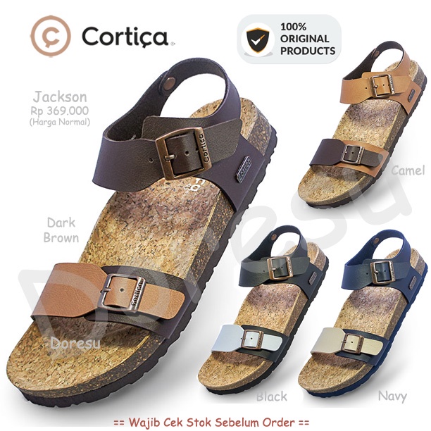 Jual Jackson - Cortica Sandal Pria Original | Shopee Indonesia