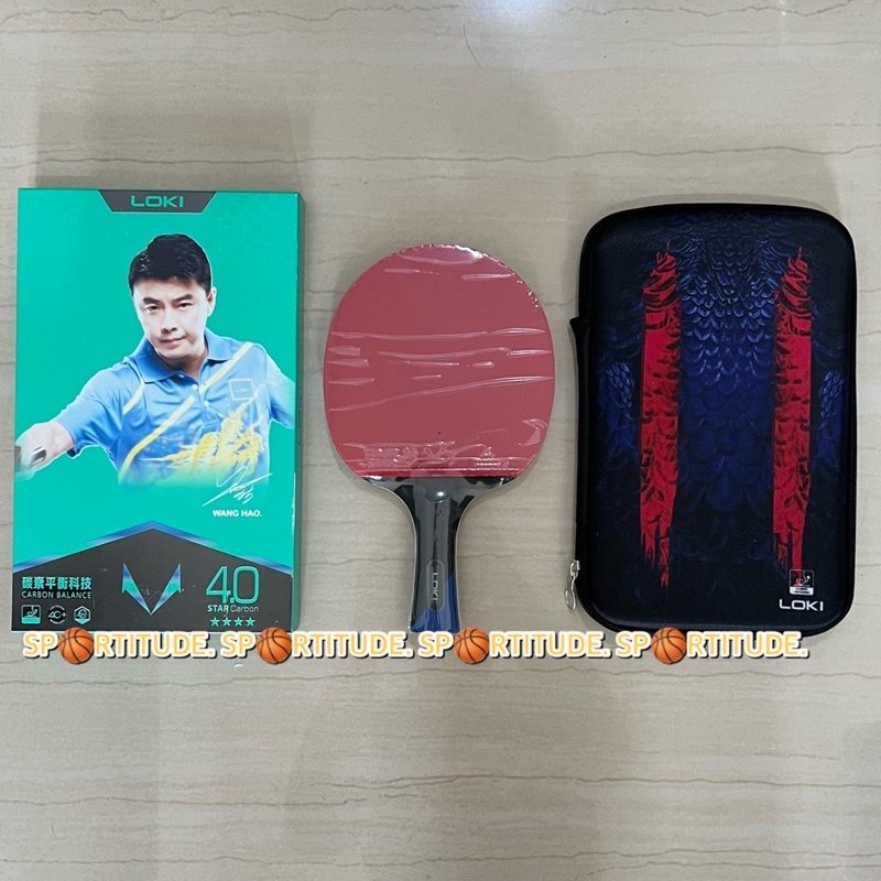 Jual Bet Pingpong Bat Tenis Meja Bat Pingpong LOKI 4star Carbon ORIGINAL | Shopee Indonesia