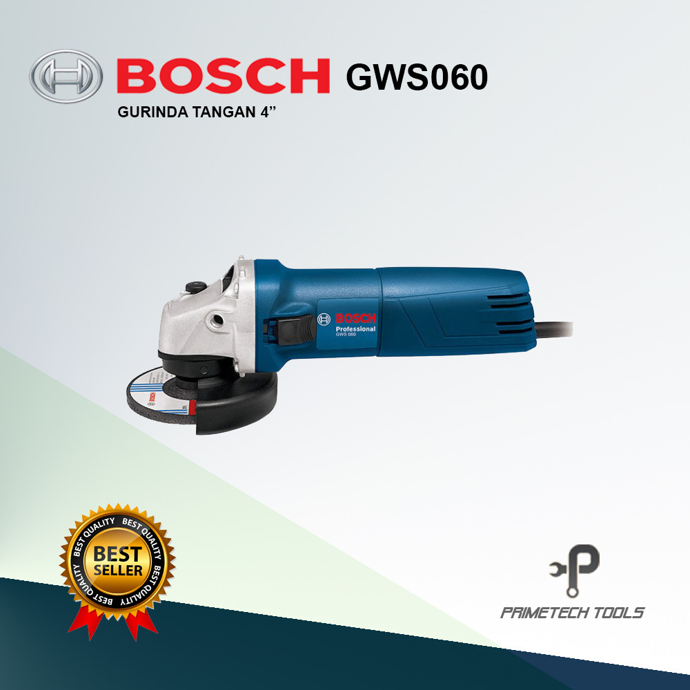 Jual BOSCH GWS060 GURINDA TANGAN 4 INCH | Shopee Indonesia