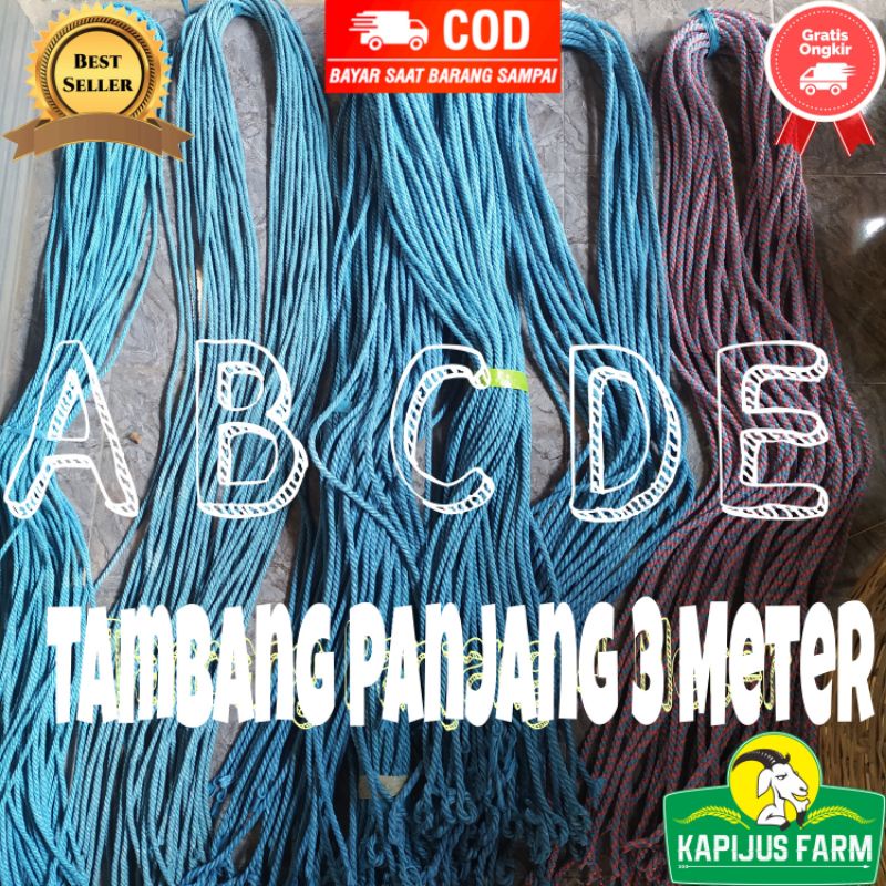 Jual Tali Tambang 3 Meter / Tali Sapi / Tali Tambar | Shopee Indonesia
