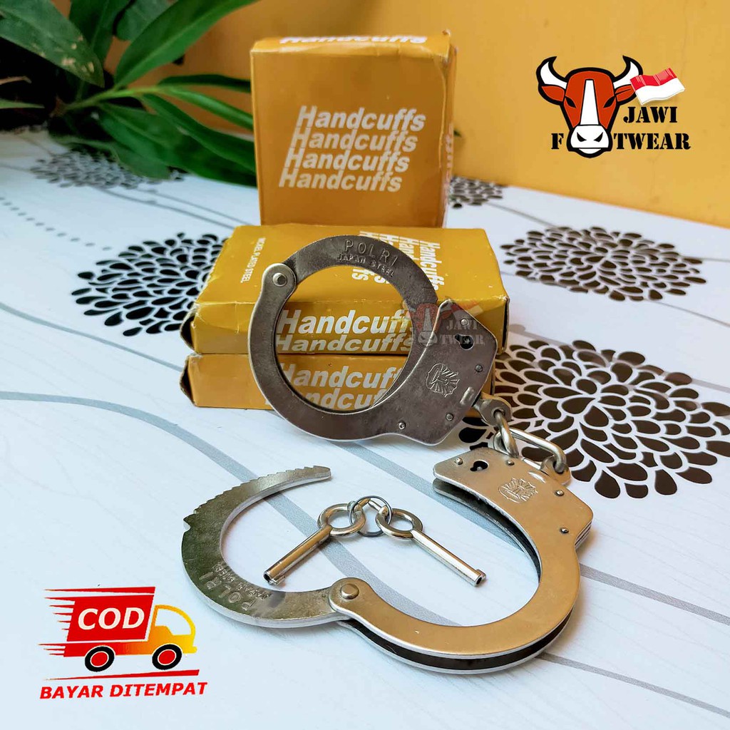 Jual Borgol Tangan Polri Borgol Tangan Besi Borgol Polisi | Shopee ...