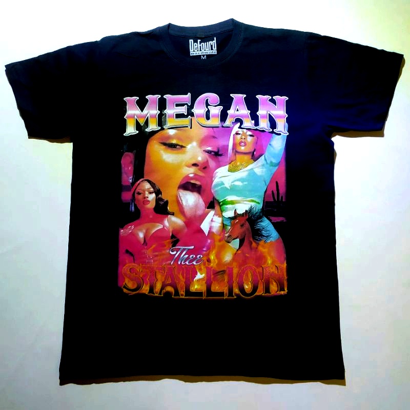 Jual Megan Thee Stallion Rap Tee/Kaos Rapper Hip-hop Singer Megan Thee ...