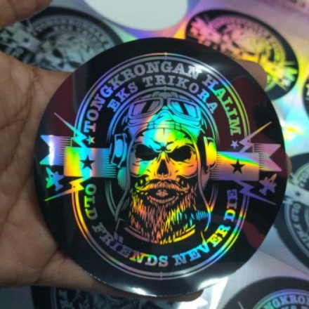 Jual CETAK STIKER HOLOGRAM PELANGI / PRINT LABEL KEMASAN / STIKER ...