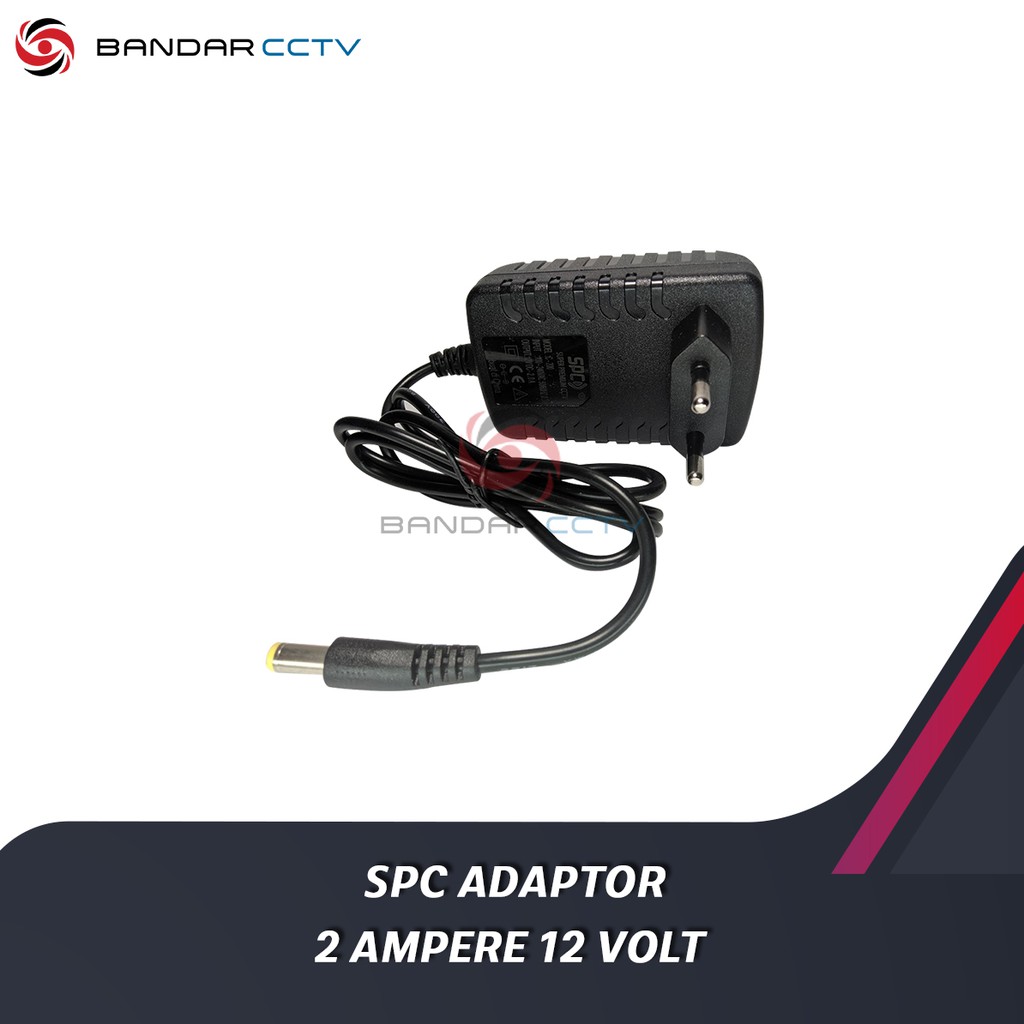 Jual SPC Adaptor 2 Ampere 12 Volt (2A 12V) | Shopee Indonesia