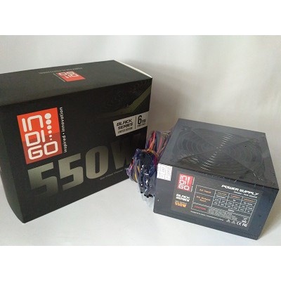Jual PSU INDIGO 550 WATT 6 PIN / POWER SUPPLY UNIT INDIGO 550 WATT 6PIN ...