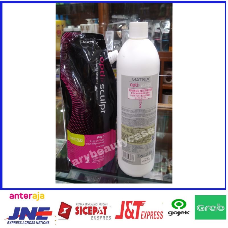 Jual matrix opti sculpt Smoothing rambut obat pelurus rambut sepasang ...
