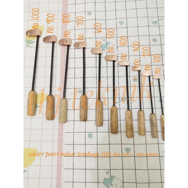Jual solder patri bakar tembaga ukuran no. 500 | Shopee Indonesia