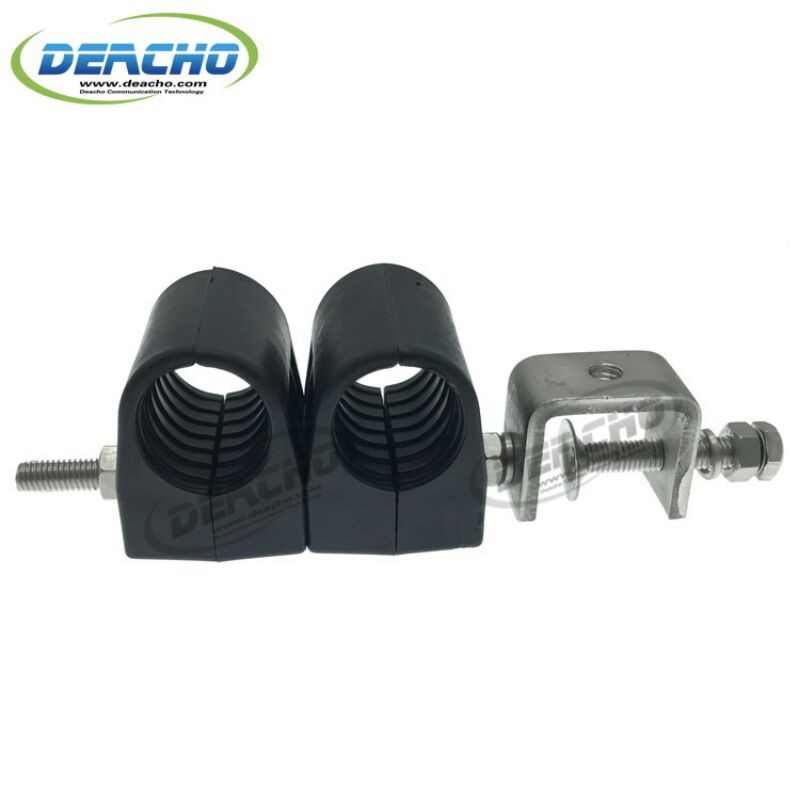 Jual RF coaxial feeder cable clamp for 7/8" coax cable fixing, cable ...