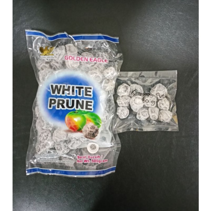 Jual kiamboy putih manis asin 80 gr/white prune/golden eagle | Shopee ...