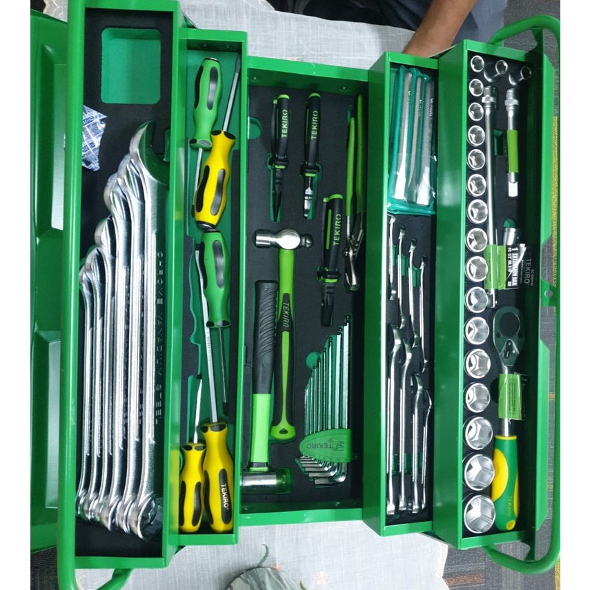 Jual Tekiro Tool Box Set 66pcs / Alat Perkakas Set 66pcs | Shopee Indonesia