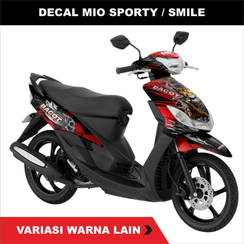 Jual DECAL MIO SPORTY SMILE / STICKER VARIASI FULL BODY MIO SPORTY ...
