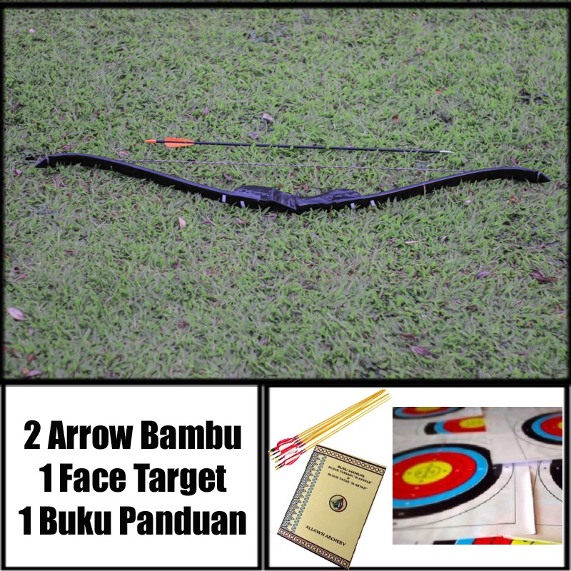 Jual Busur Panah Wooden Recurve R 30 Black | Shopee Indonesia