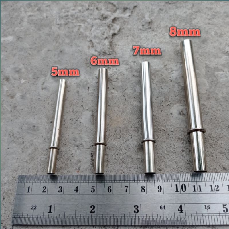 Jual shock joint / sambungan stik / joran pancing 5mm, 6mm, 7mm, 8mm ...