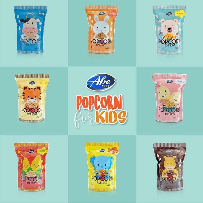 Jual Abe Food Popcorn for Kids 80g (Ready Varian Rasa) | Shopee Indonesia