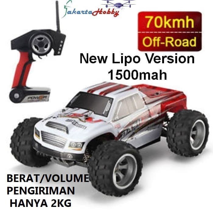 Jual WL Toys A979B A979-B 1/18 4WD 70km/h Truck RC Car | Shopee Indonesia