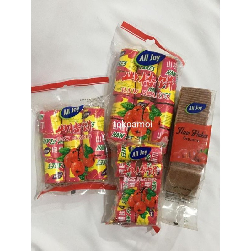 Jual Sanca Piang/ Manisan Sanca / Permen Sanca Haw Flakes All Joy ...