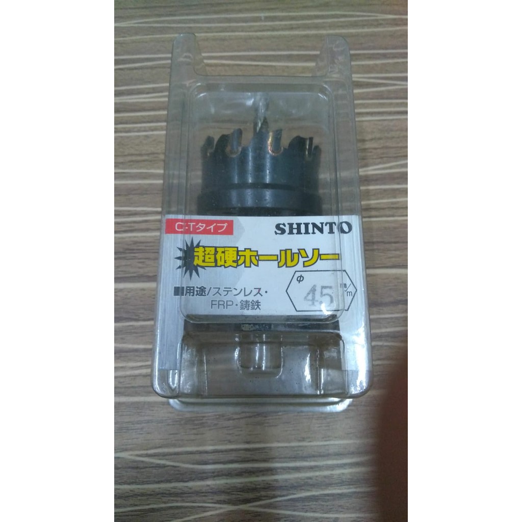 Jual SHINTO Tungsten Carbide Tipped Hole saw C-T 45mm | Shopee Indonesia