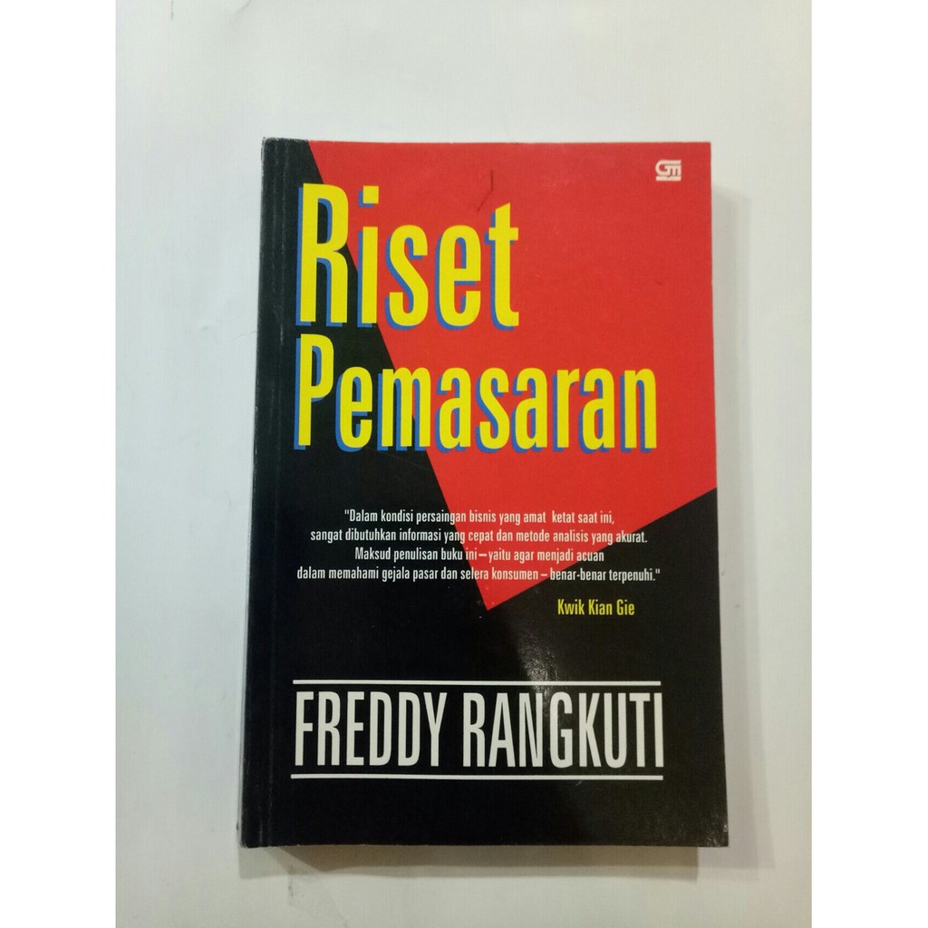 Jual Buku Riset Pemasaran By Freddy Rangkuti | Shopee Indonesia