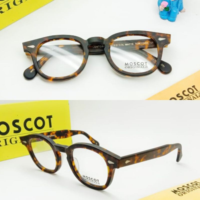 Jual frame kacamata pria wanita moscot lemtosh limited edition miring ...