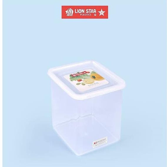 Jual Lion Star Natural Sealware B-48 Square Tempat Gula Tempat Bumbu Toples Segi Toples Kotak ...