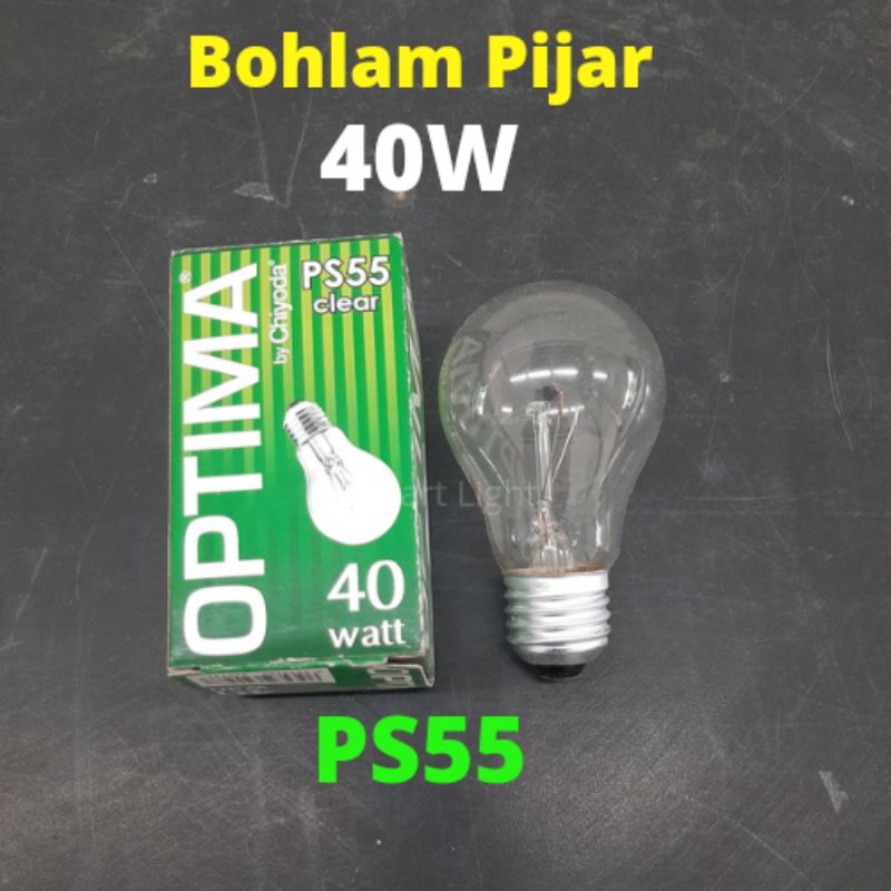 Jual LAMPU PIJAR OPTIMA 40W KUNING PS55/BOHLAM PENGHANGAT RUANGAN ...