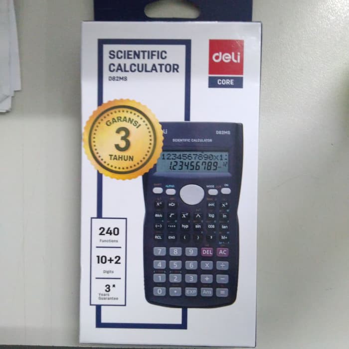 Jual SCIENTIFIC CALCULATOR DELI D82MS | Shopee Indonesia