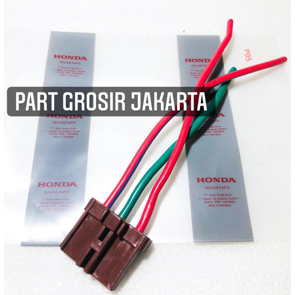 Jual KABEL SOKET SPULL SPUL SPOL ECU ECM MALE PIN 3 HONDA BEAT FI ESP ...