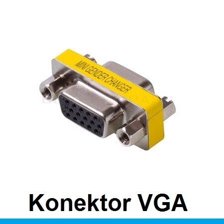 Jual Gender / Konektor VGA F-F / Sambungan Kabel VGA - Female-Female ...