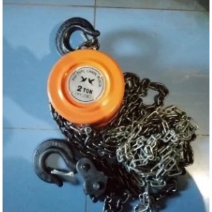 Jual Takel 2 Ton x 3 meter Katrol 2 ton OSSEL Chain Block 2 ton x 3 ...