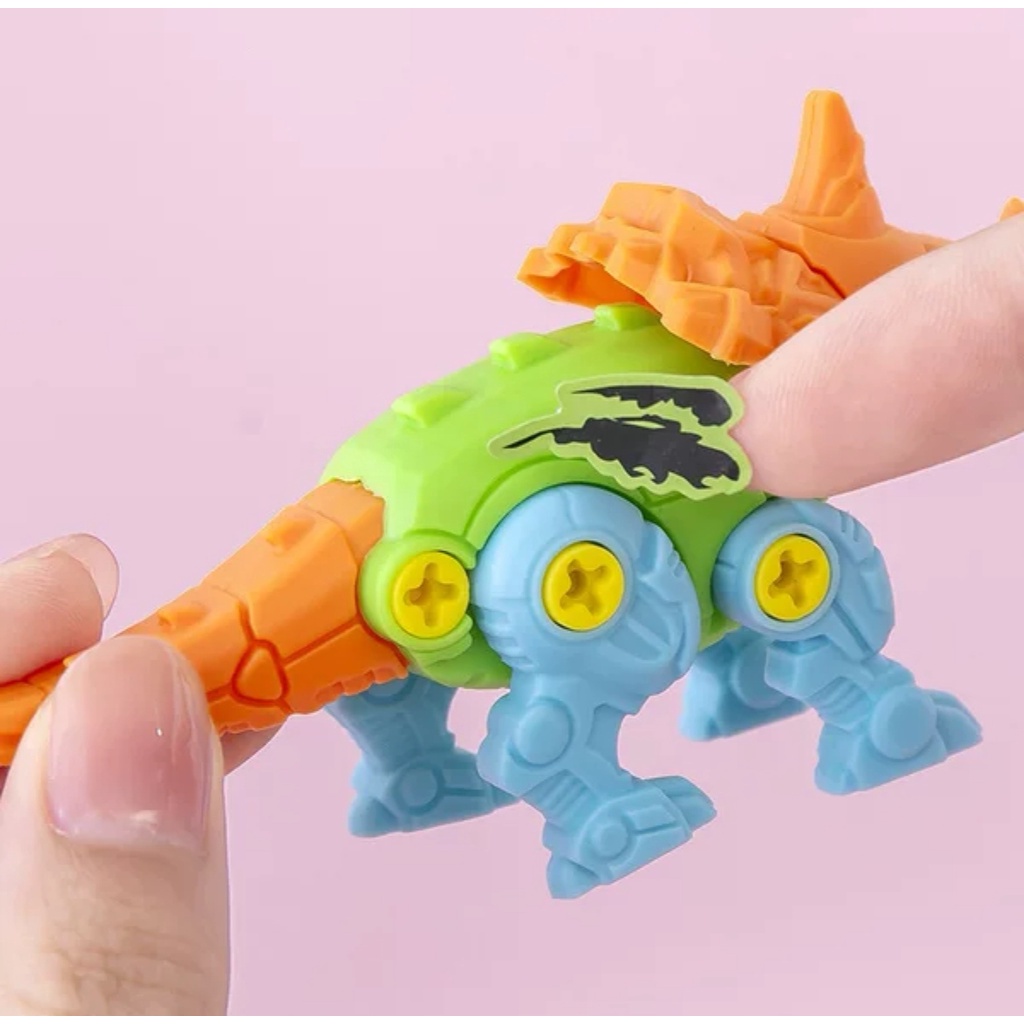 Jual LYSASHOP - Mainan Edukasi Anak DIY Rakit Dinosaurus Merakit Dino ...