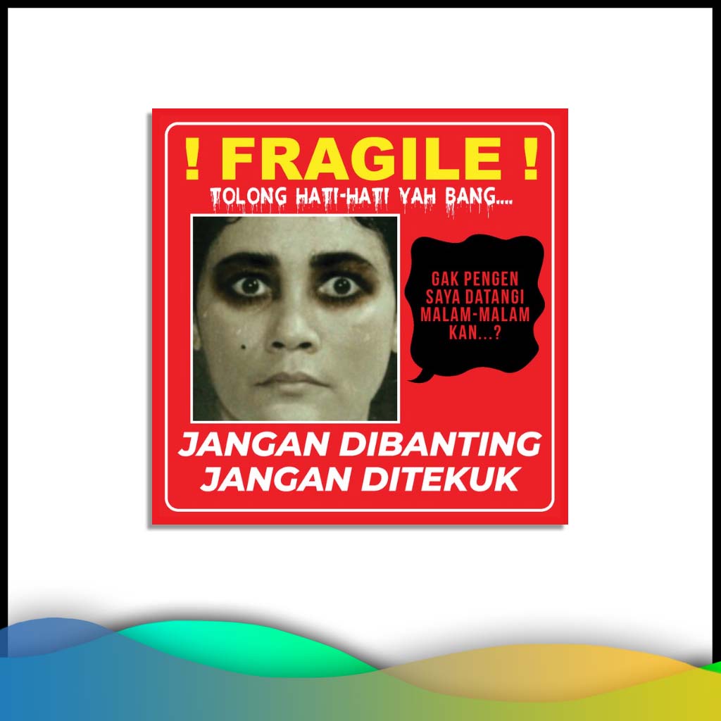 Jual Stiker Fragile Awas Pecah Unik / Stiker Fragile Anti Pecah Murah ...