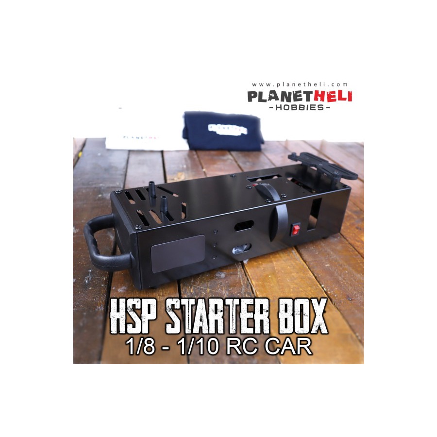 Jual Starter Box For RC Car 1/10 And 1/8 Scale Nitro Power (Black ...
