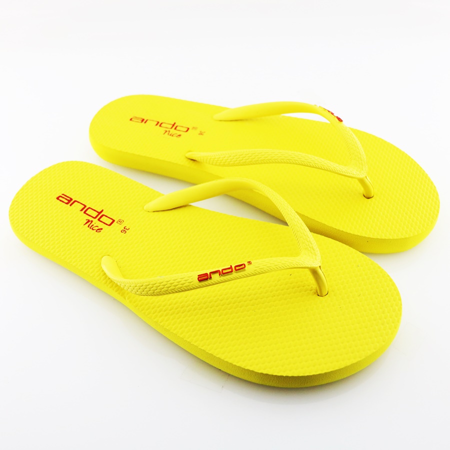 Jual First Now ANDO Nice Basic Kuning- Sandal Jepit nita | Shopee Indonesia