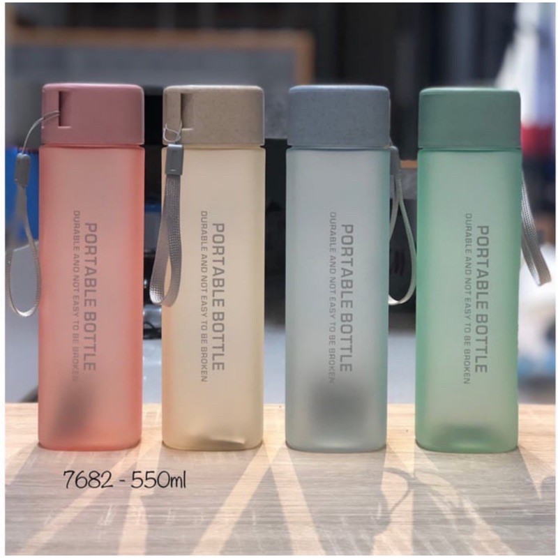 Jual Portable Bottle 550ml / 7682 / botol air minum 550ml | Shopee ...
