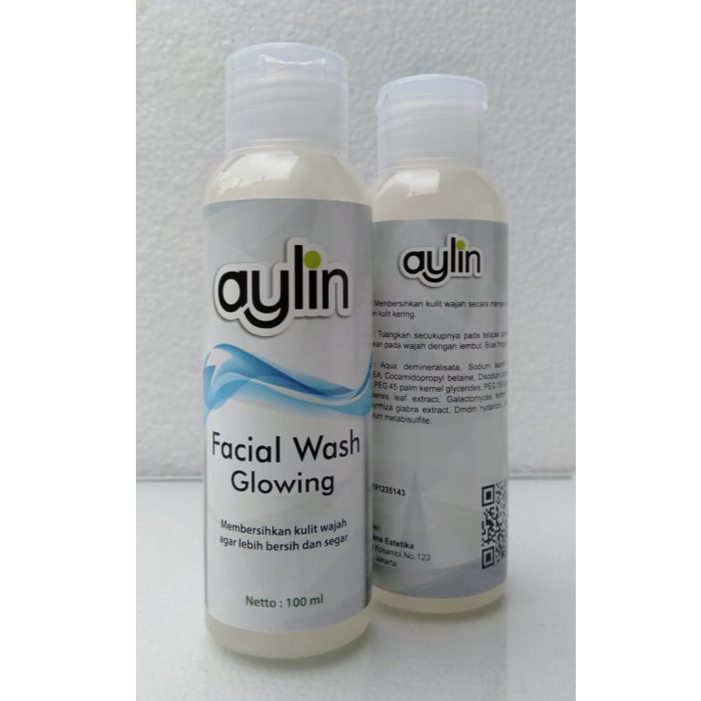 Jual AYLIN FACIAL WASH GLOWING (BOTOL FLIPTOP) | Shopee Indonesia