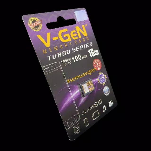 Jual SD card V-Gen 16gb turbo series class 10 (harga promo) | Shopee ...