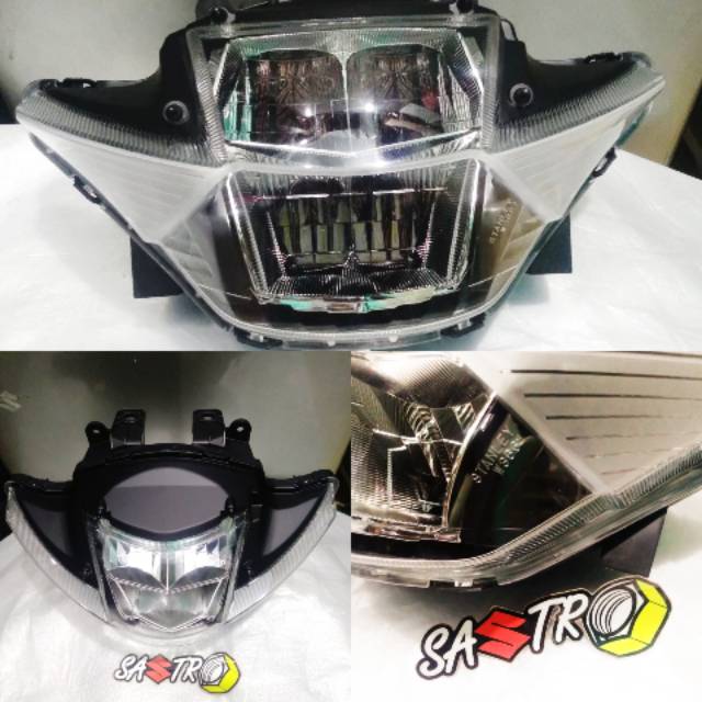 Jual Reflektor headlamp mika lampu depan suzuki GSX R S BANDIT ori sgp ...
