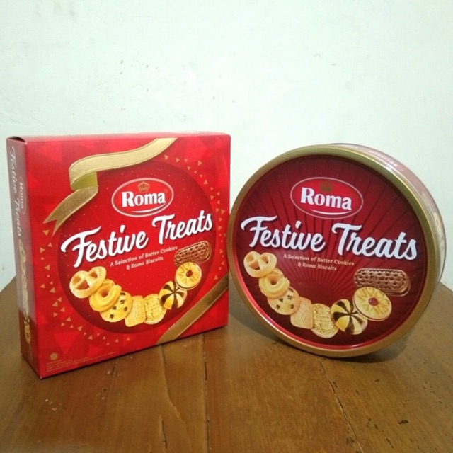 Jual Roma Biskuit Festive Treats - 750 gr (Kemasan Satuan) | Shopee ...
