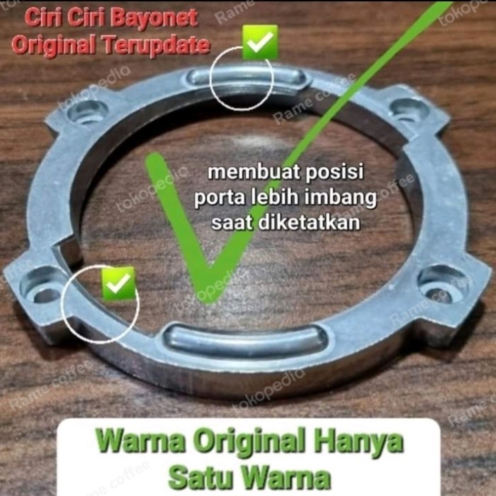 Jual NEW New versi Bayonet ring untuk rok presso 100 % original ...