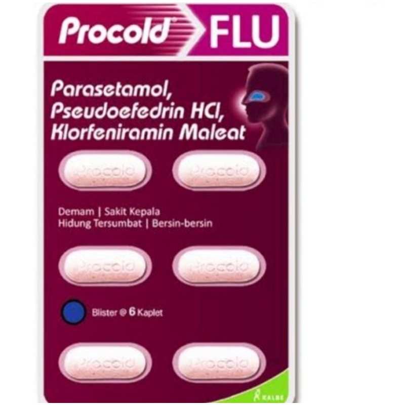 Jual Procold Flu Strip 6 Tablet | Shopee Indonesia