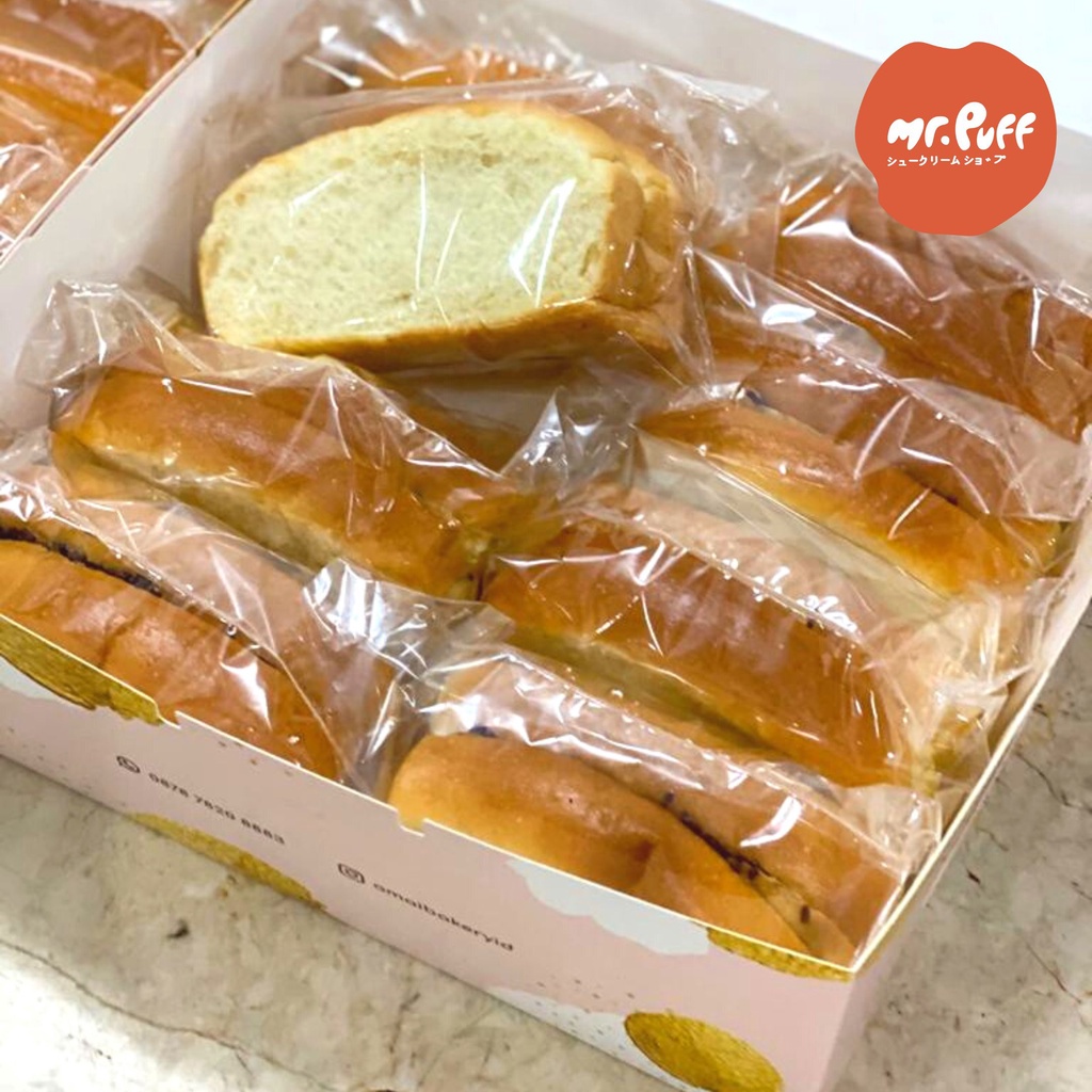 Jual Mr Puff Roti Sisir Sandwich 8 pcs per box | Shopee Indonesia