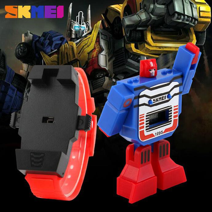 Jual Jam Tangan Anak Cowok SKMEI 1095 Original / Robot / Transformers ...