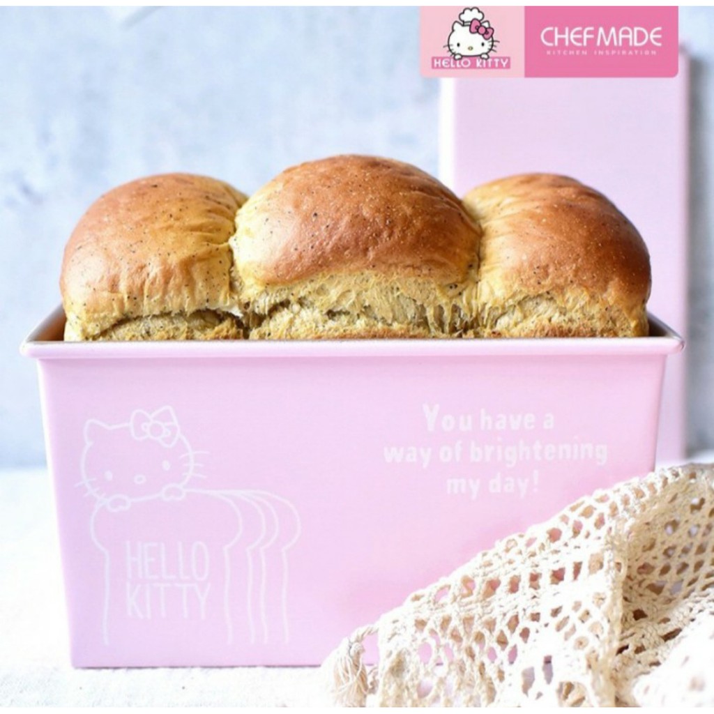 Jual Chefmade Covered Loaf Pan Loyang Roti Tawar Hello Kitty 450gr ...