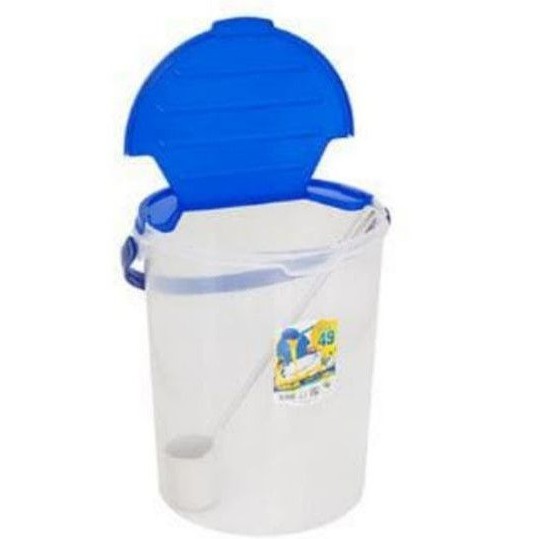 Jual Aquarium es buah / toples es buah bulat plus gayung 27,5 lt areta ...