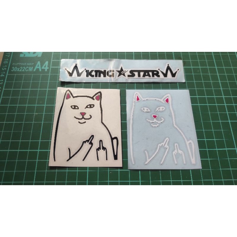 Jual cutting sticker meme fucek kucing lucu | Shopee Indonesia