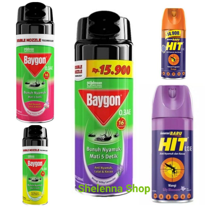 Jual HIT / BAYGON Aerosol all variant 200ml | Shopee Indonesia