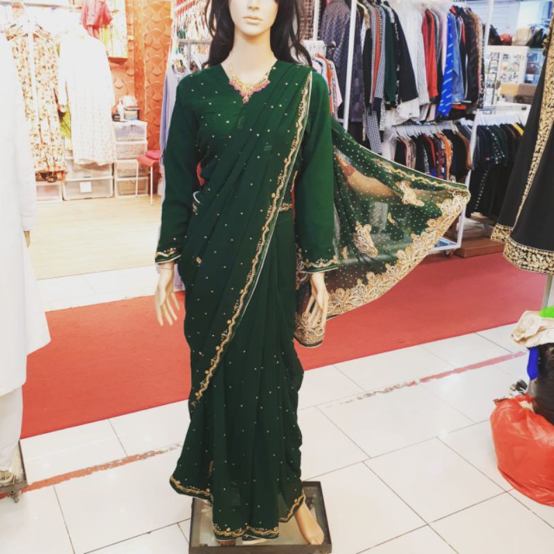 Jual instan saree / baju india / saree india / sarii instan / saree ...