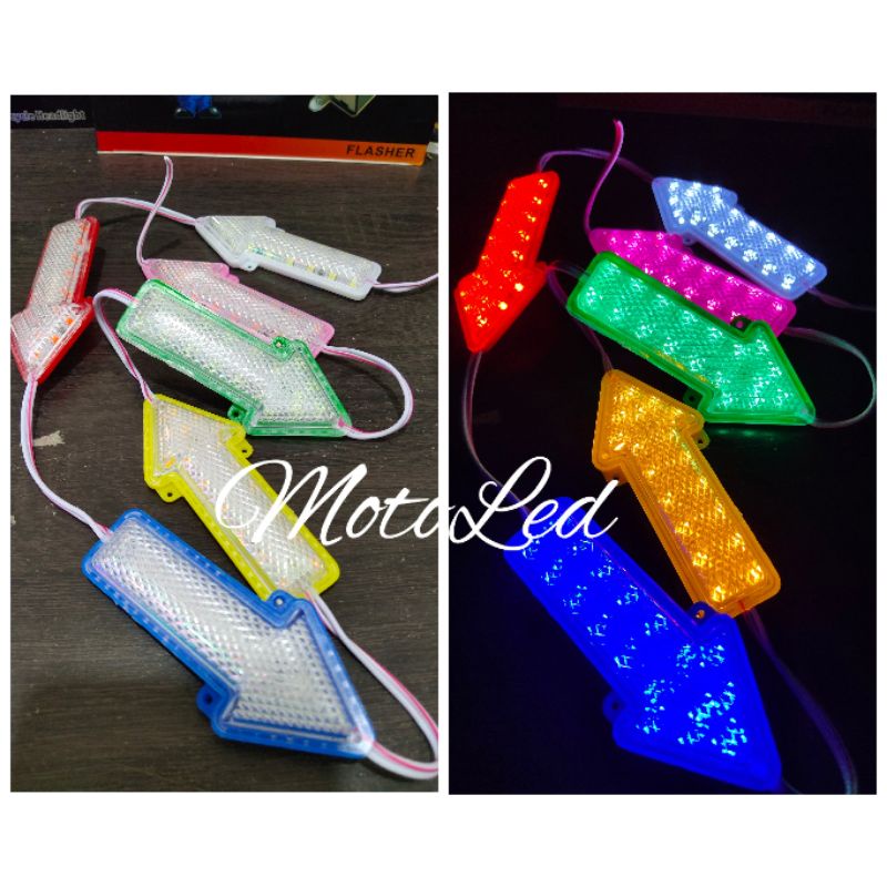 Jual Lampu Led Panah Motor Mobil Universal 12V - Lampu Sein Led Panah ...